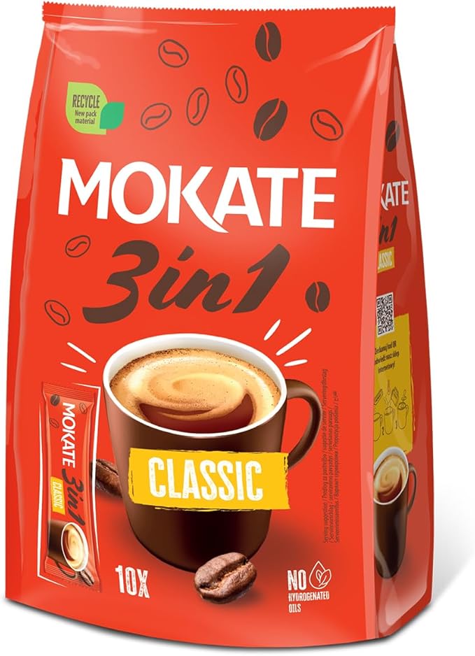 Mokate Instant Coffee 3in1 ( 10x 17g ) – Nutz4Nuts