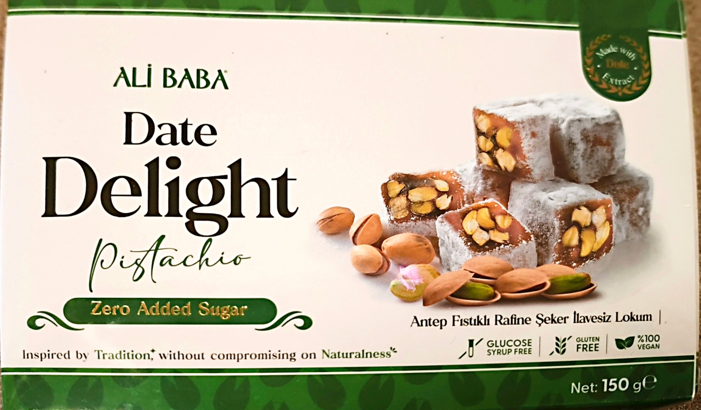 ALI BABA Date Turkish Delight With Rose Flavour - Zero Added Sugar 150 ...