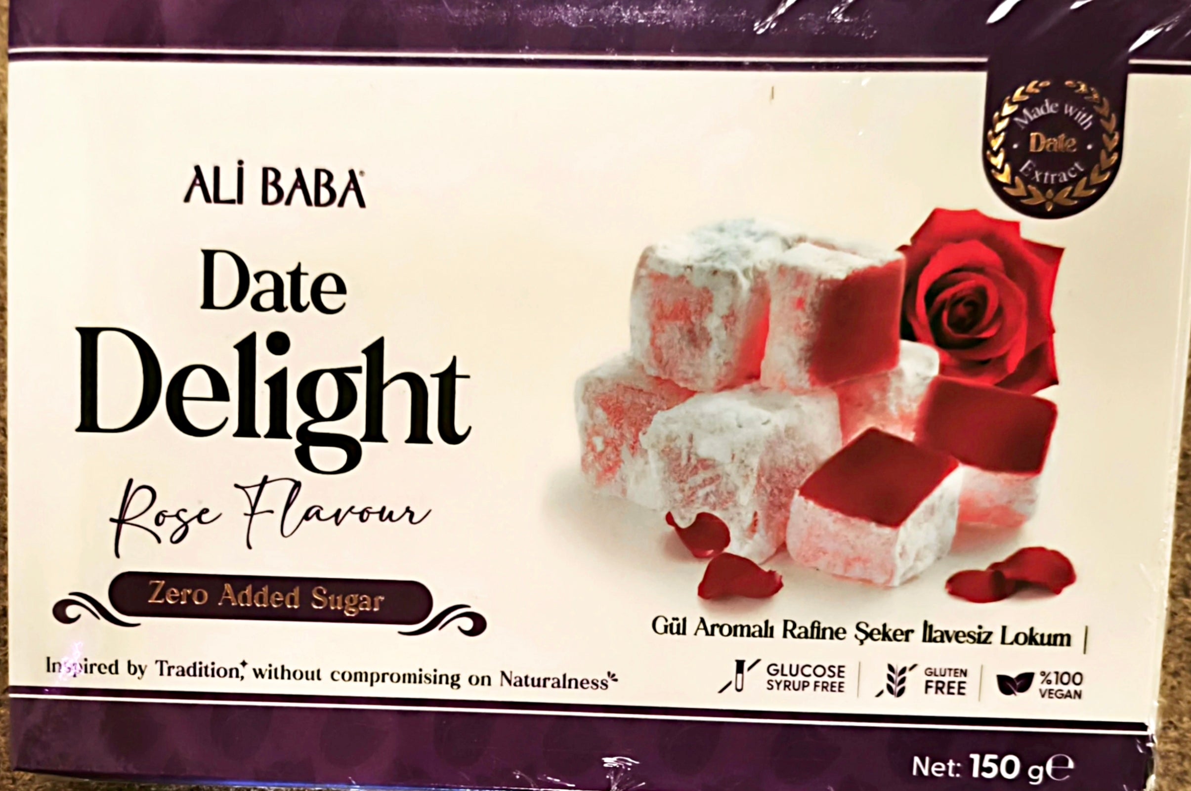 ALI BABA Date Turkish Delight With Pomegranate Flavour - Zero Added Su ...