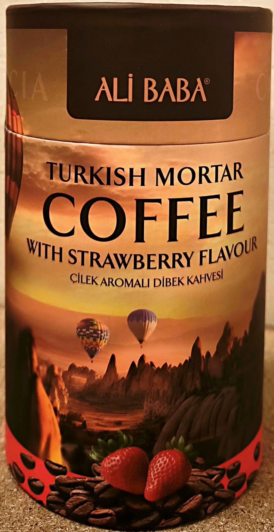 Ali Baba Tradition Turkish Mortar Coffee with Strawberry Flavour 6X250 ...